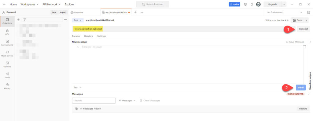 Azure SignalR APIs monitorizar con Postman | JMFLORESZAZO